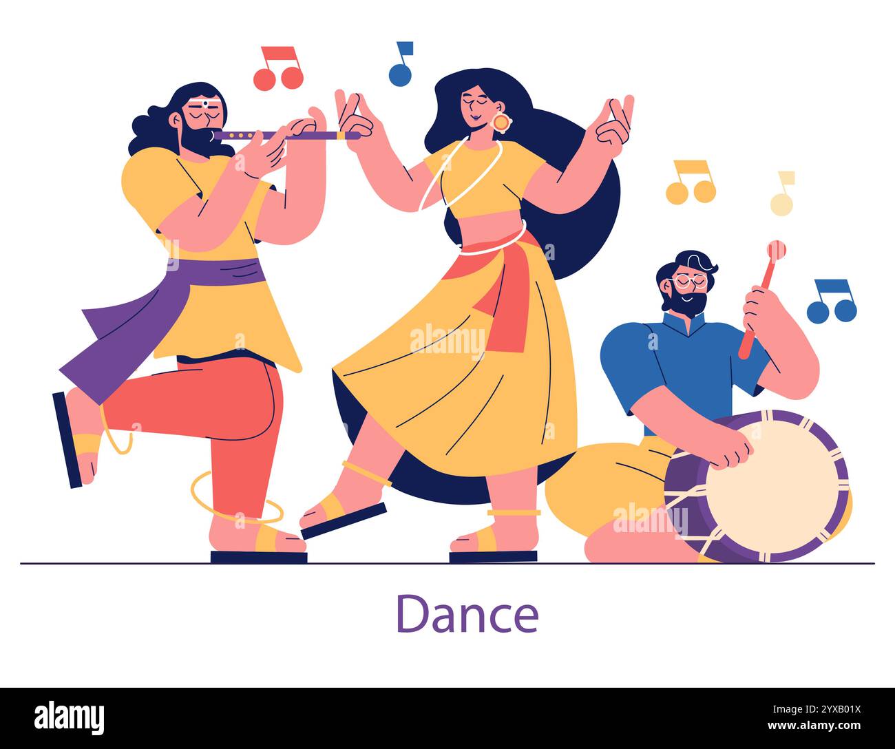 Diwali celebration concept. Cultural dance and music mark the festival ...