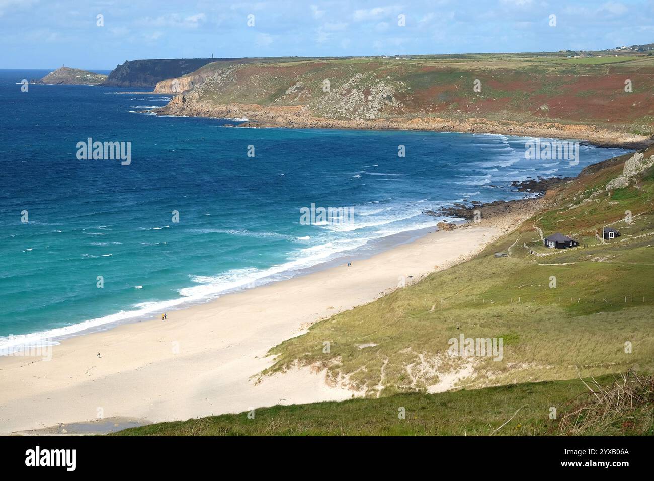 Sennen Cove beach, in West Cornwall, UK Stock Photo - Alamy