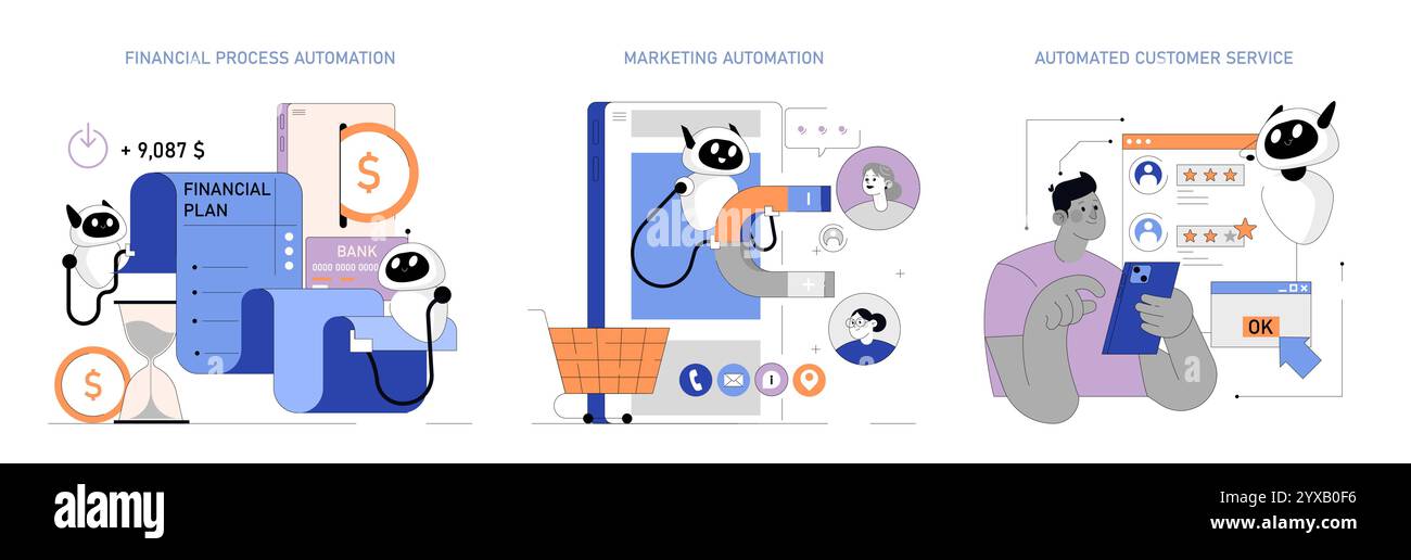 Business Automation Set Streamlining Finance Elevating Marketing