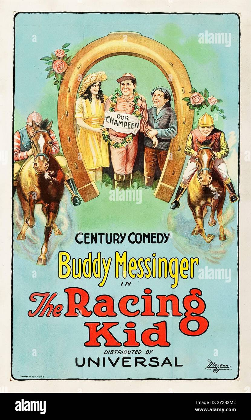 Buddy Messinger in The Racing Kid (Universal, 1924) - Silent film - Old ...