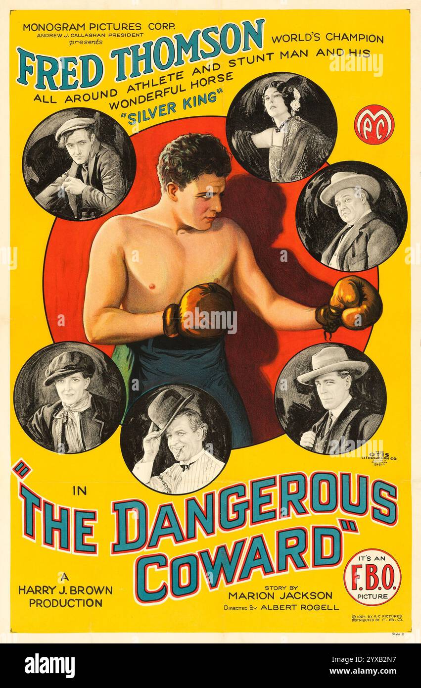 Fred Thomson, world champion - The Dangerous Coward (FBO, 1924) Boxing ...