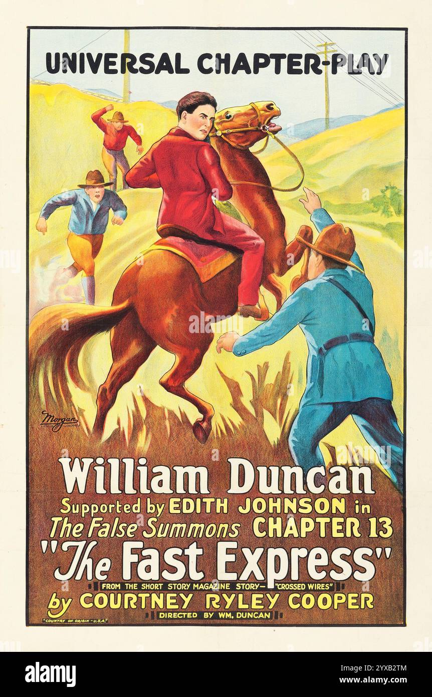 The Fast Express (Universal, 1924) William Duncan, Edith Johnson ...