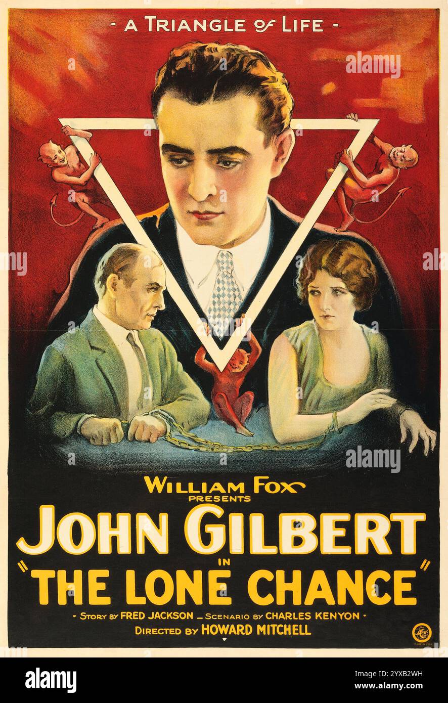 The Lone Chance (William Fox, 1924) John Gilbert. Directed by Howard ...