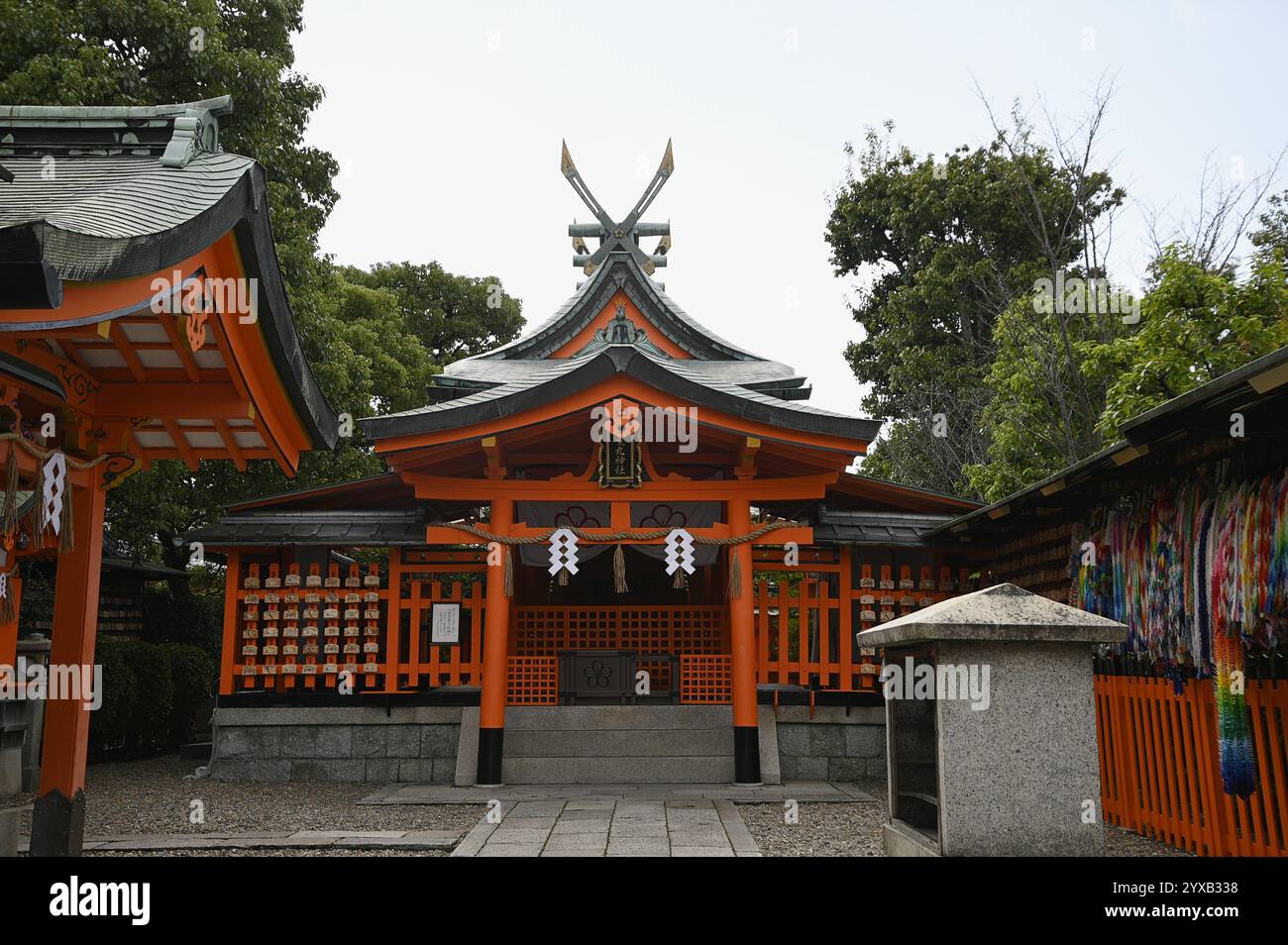 Miniature Shinto Shrine on the grounds of Fushimi Inari-taisha in Kyoto ...