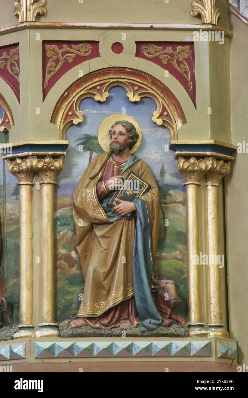 Saint Luke the Evangelist, pulpit in the parish church of the Holy ...