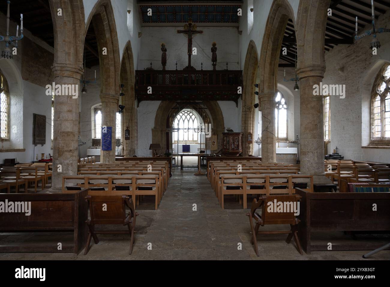 St. Etheldreda`s Church, Horley, Oxfordshire, England, UK Stock Photo ...
