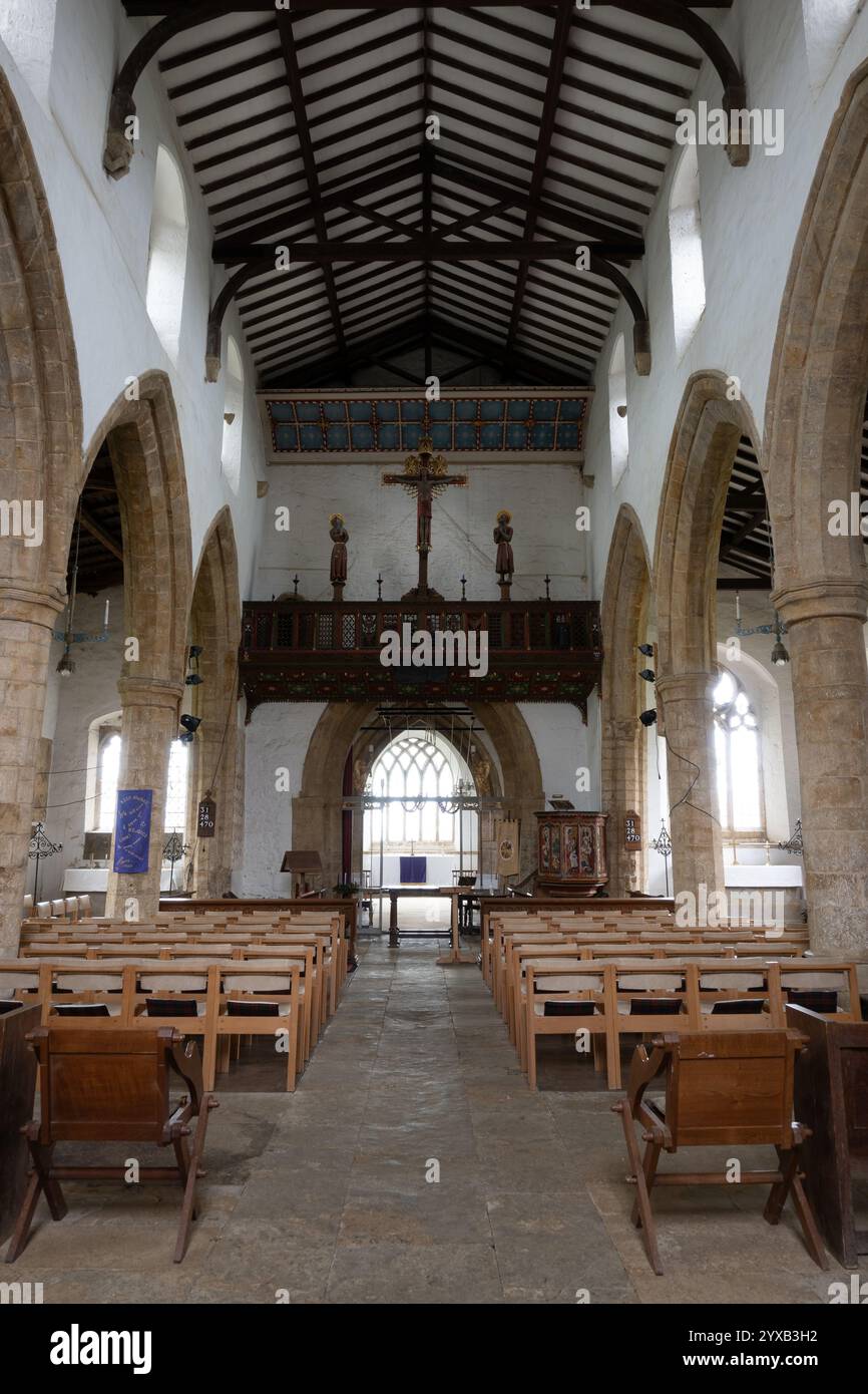 St. Etheldreda`s Church, Horley, Oxfordshire, England, UK Stock Photo ...