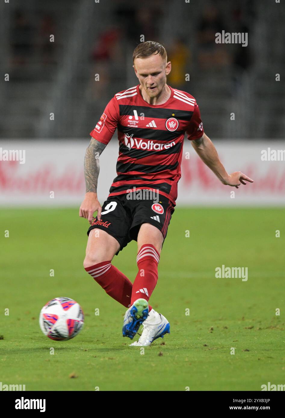 Parramatta, Australia. 14th Dec, 2024. Jack Clisby of Western Sydney ...