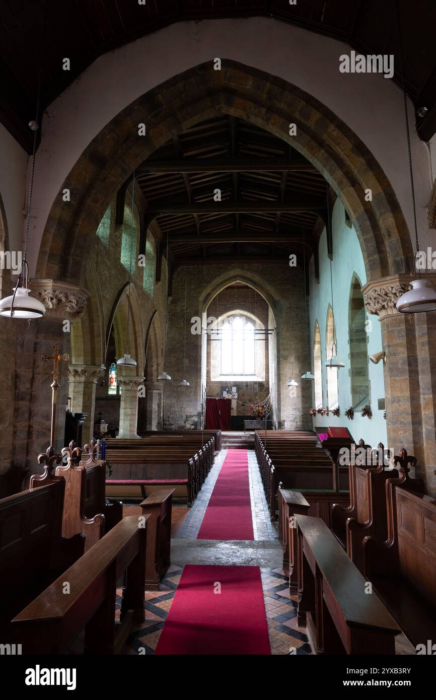 Holy Trinity Church, Shenington, Oxfordshire, England, UK Stock Photo ...