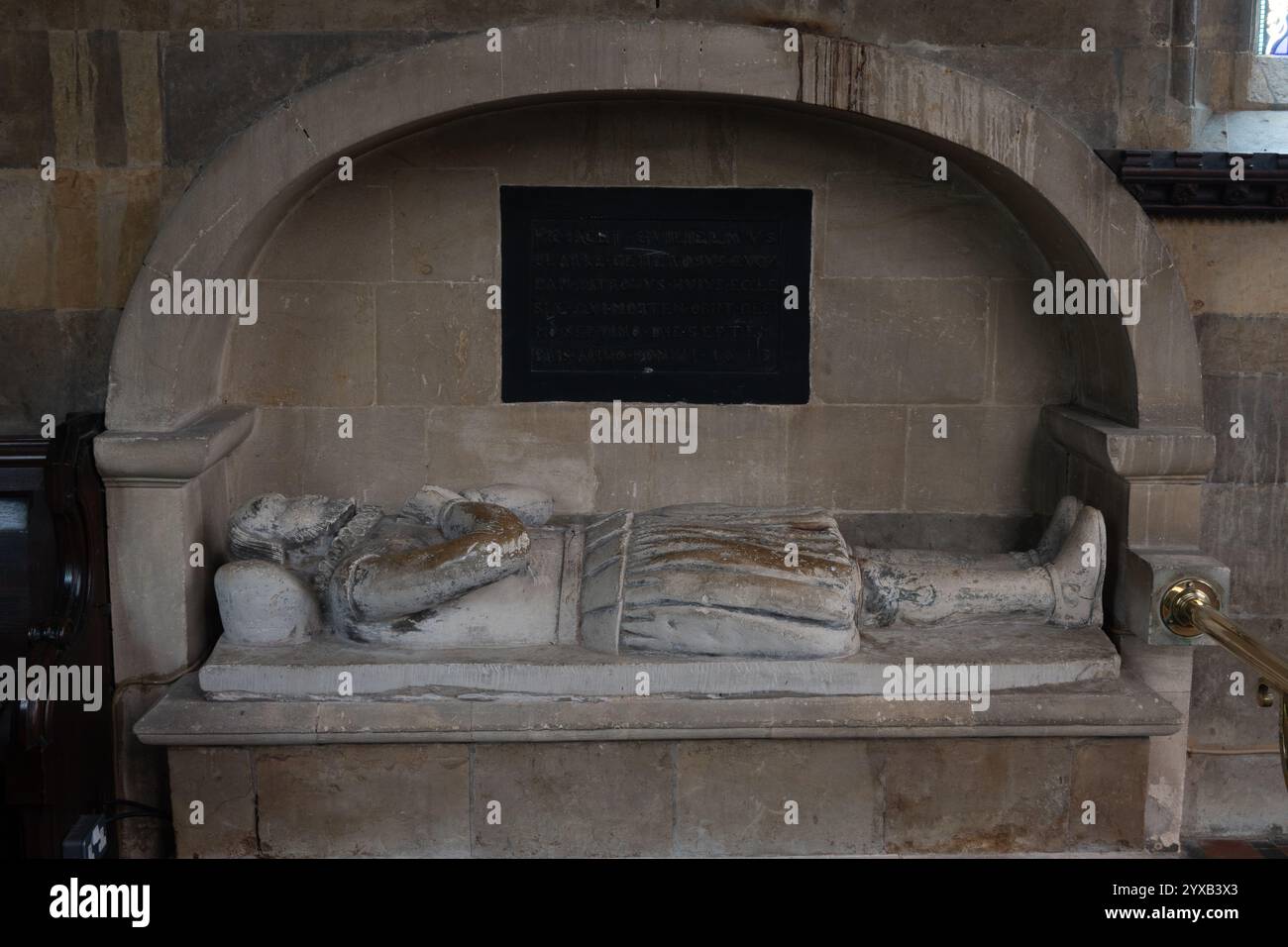 William Clarke tomb, St. Mary`s Church, Tysoe, Warwickshire, England ...
