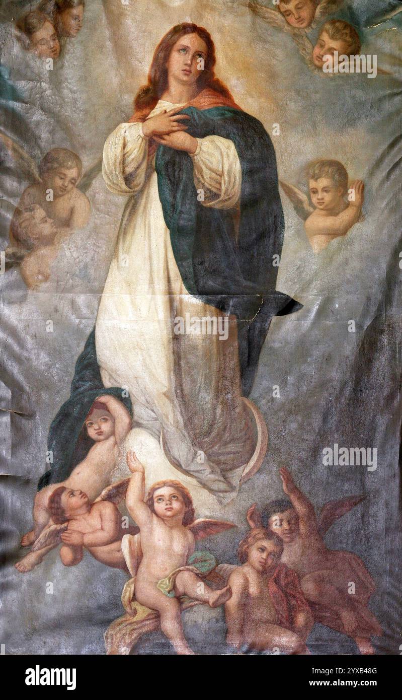 Assumption, altarpiece on the altar of the Assumption of the Virgin ...