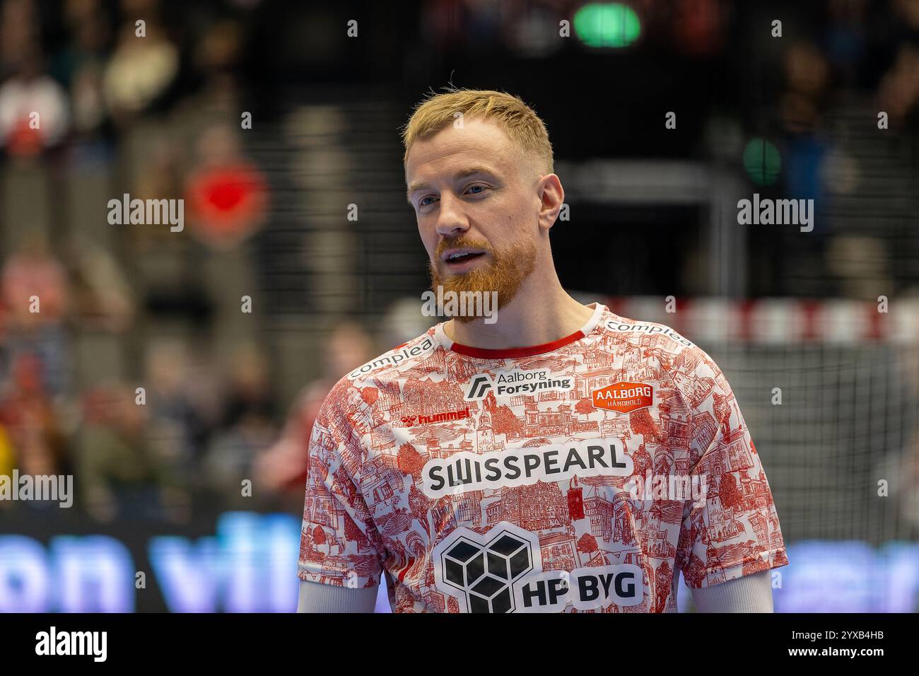 Aalborg, Denmark. 14th, December 2024. Rene Antonsen of Aalborg ...