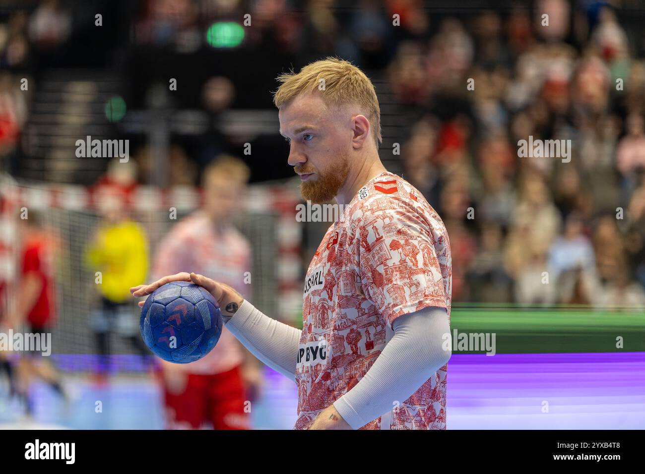 Aalborg, Denmark. 14th, December 2024. Rene Antonsen of Aalborg ...