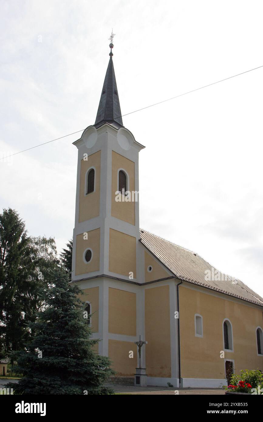 The parish church of the Holy Trinity in Rovisce Croatia Stock Photo ...
