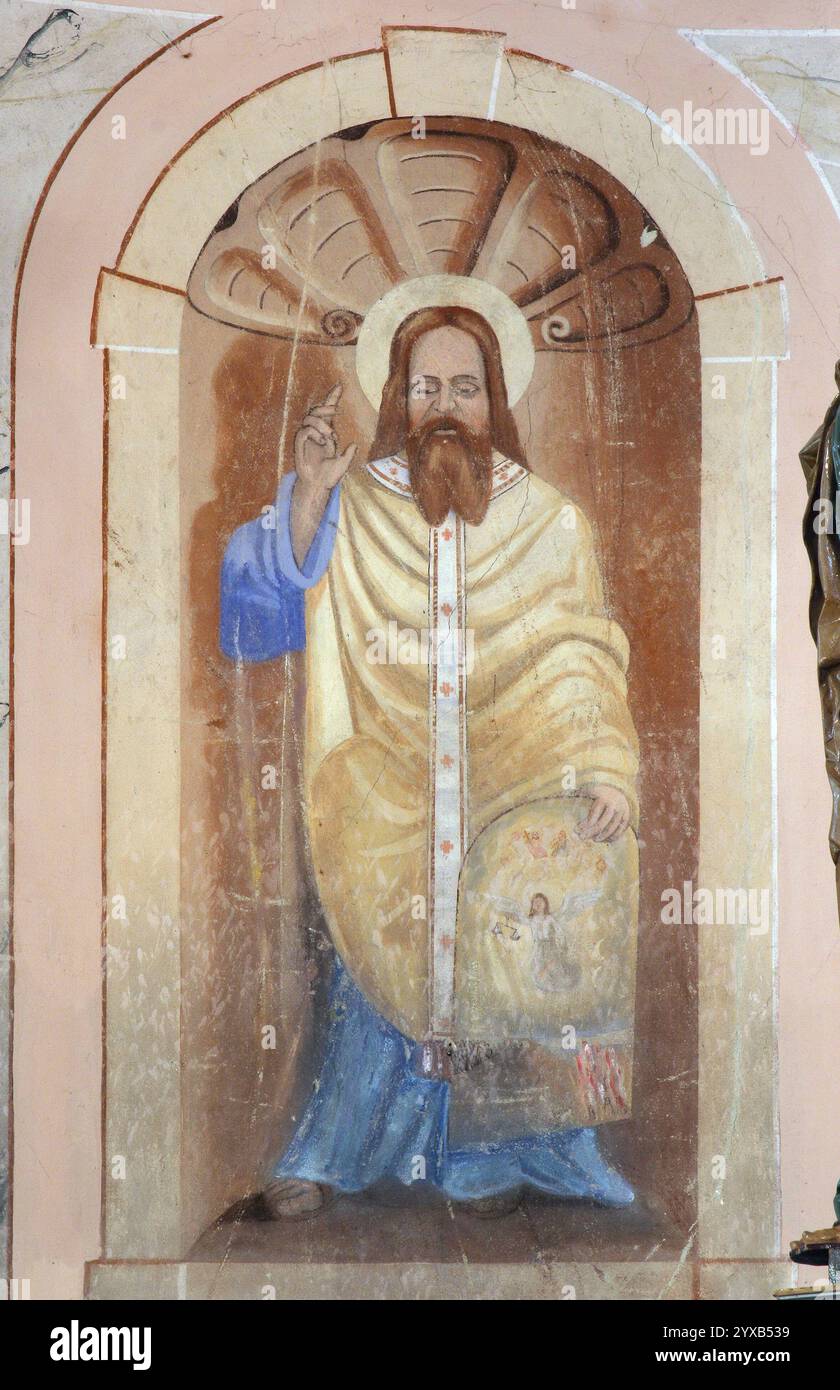 Saint methodius fresco hi-res stock photography and images - Alamy