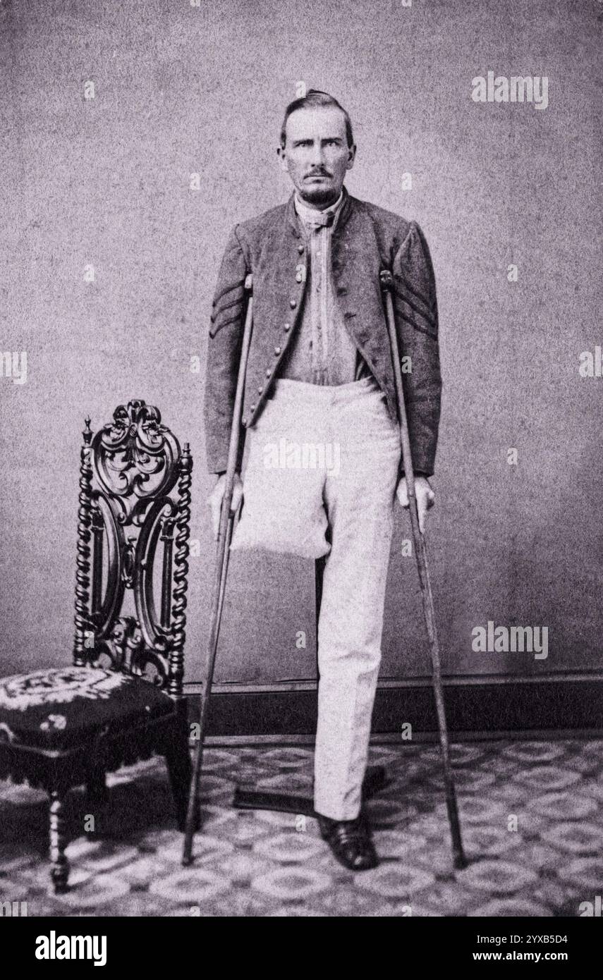 Private Richard T. Gilbert of Co. D, 18th Georgia Infantry Regiment in ...