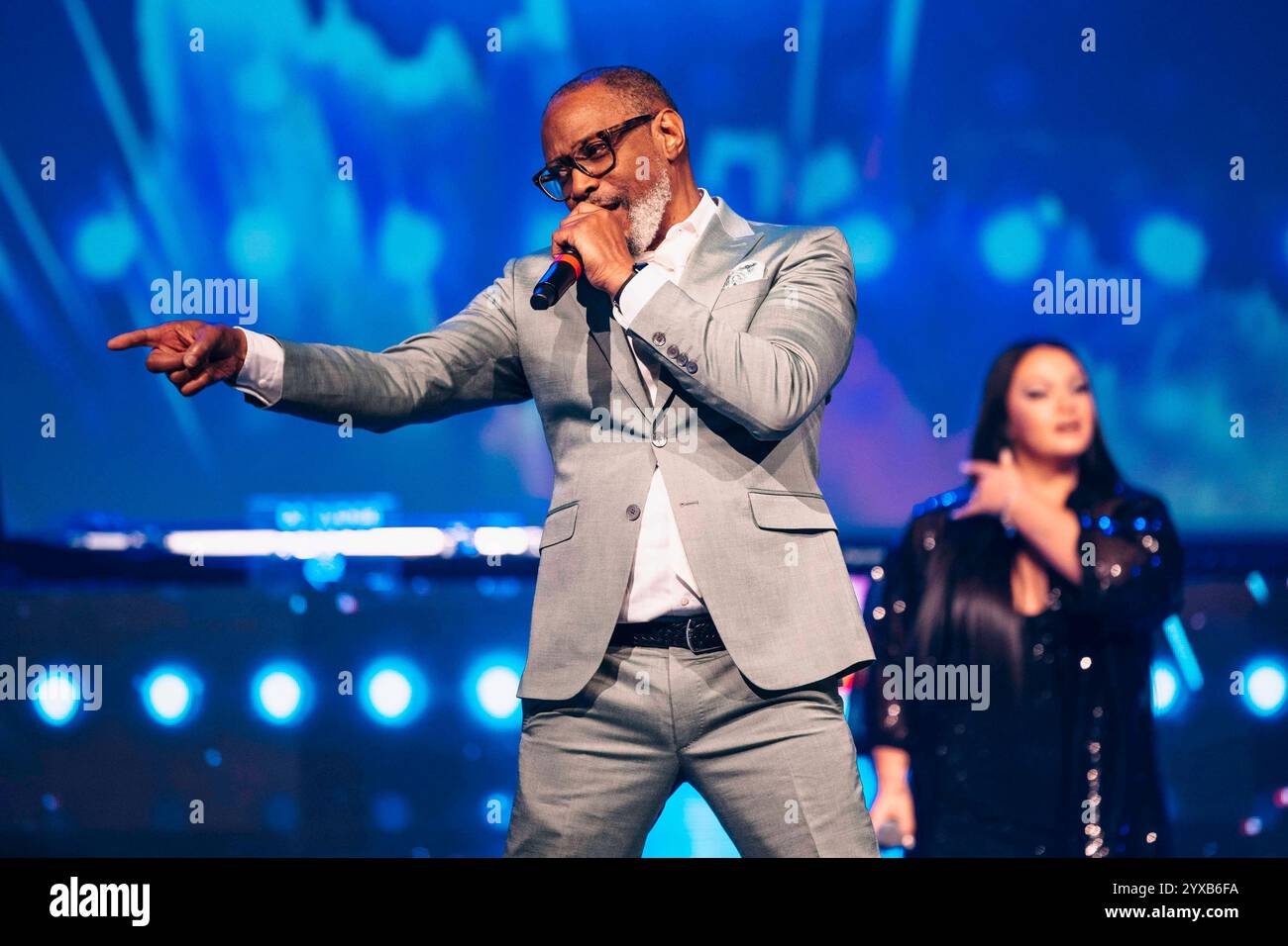 LayZe aka Mr. President bei der 90s Super Show 2024 in der Messehalle ...