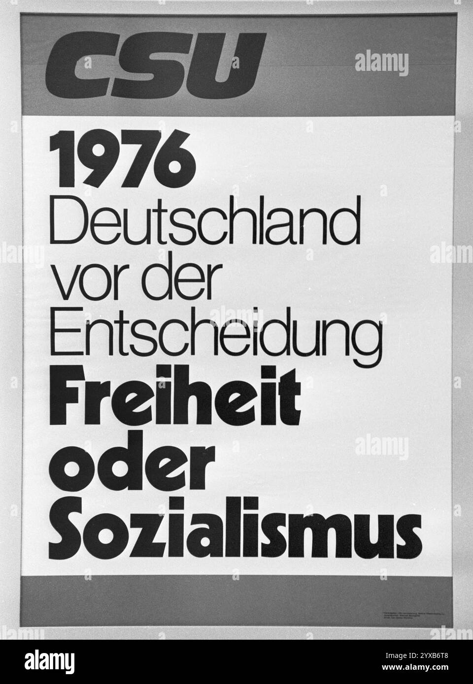 Deutschland, Bonn, 30.09.1994 Archiv.: 49-55-24 Historische Wahlplakate ...