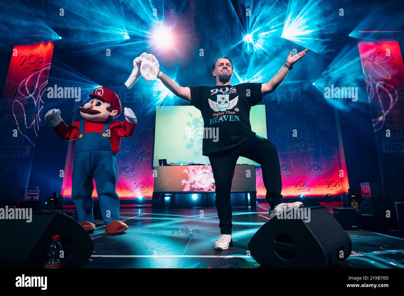 DJ Quicksilver bei der 90s Super Show 2024 in der Messehalle. Erfurt ...