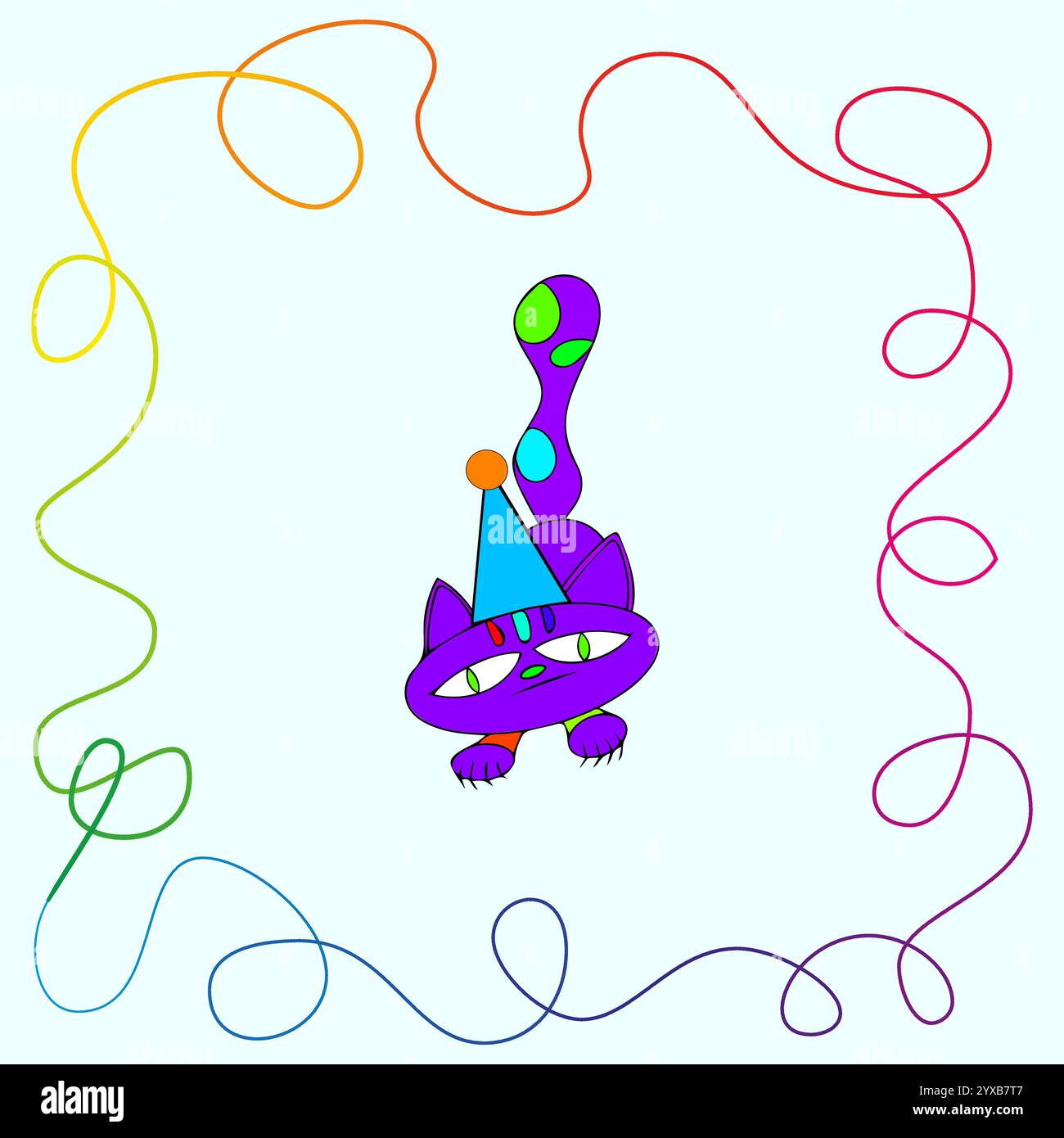 Cute octopus family Stock Vector Images - Alamy