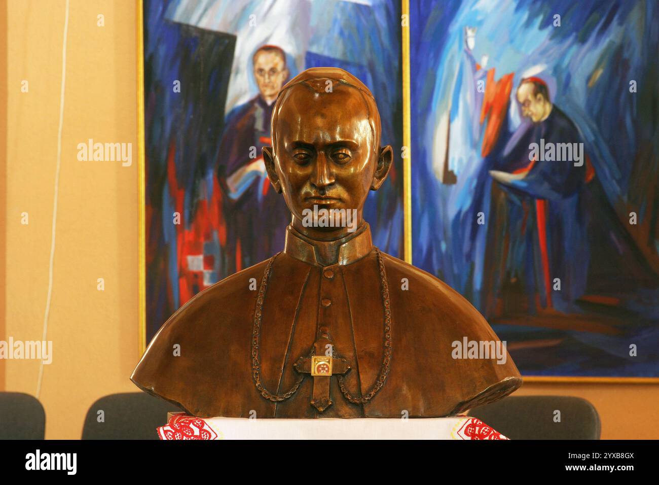 Blessed Aloysius Stepinac statue in the Parish Church of Blessed ...
