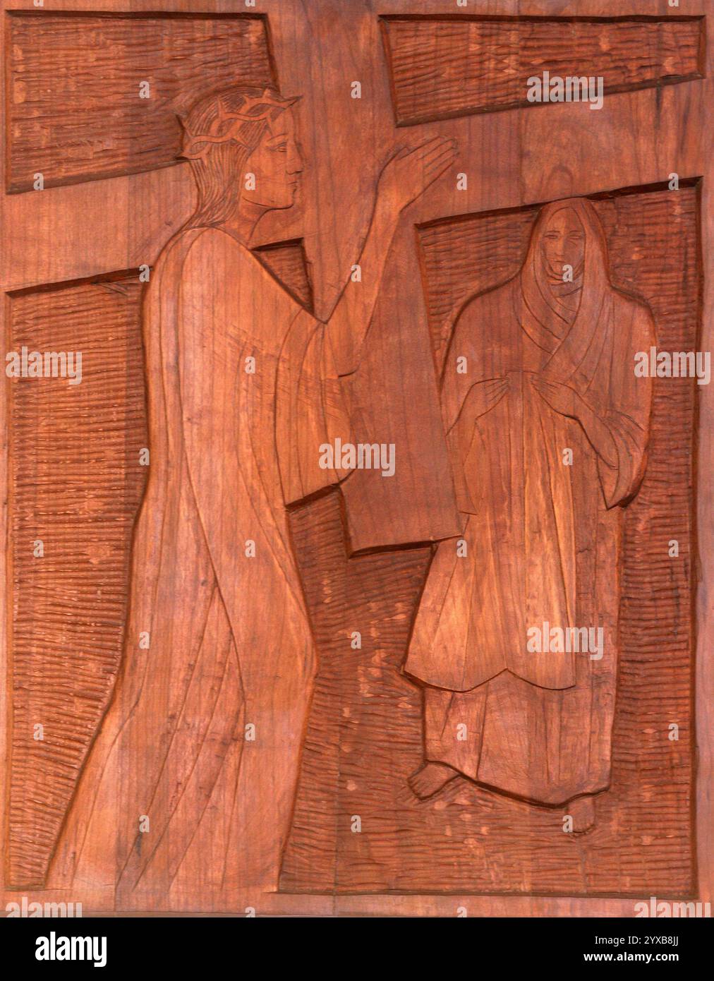 6th Stations of the Cross, Veronica wipes the face of Jesus, Parish ...