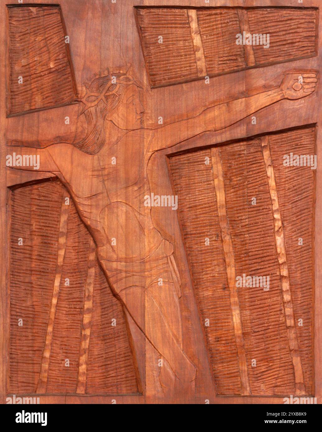 11th Stations of the Cross, Crucifixion: Jesus is nailed to the cross, Parish Church of Saint ...