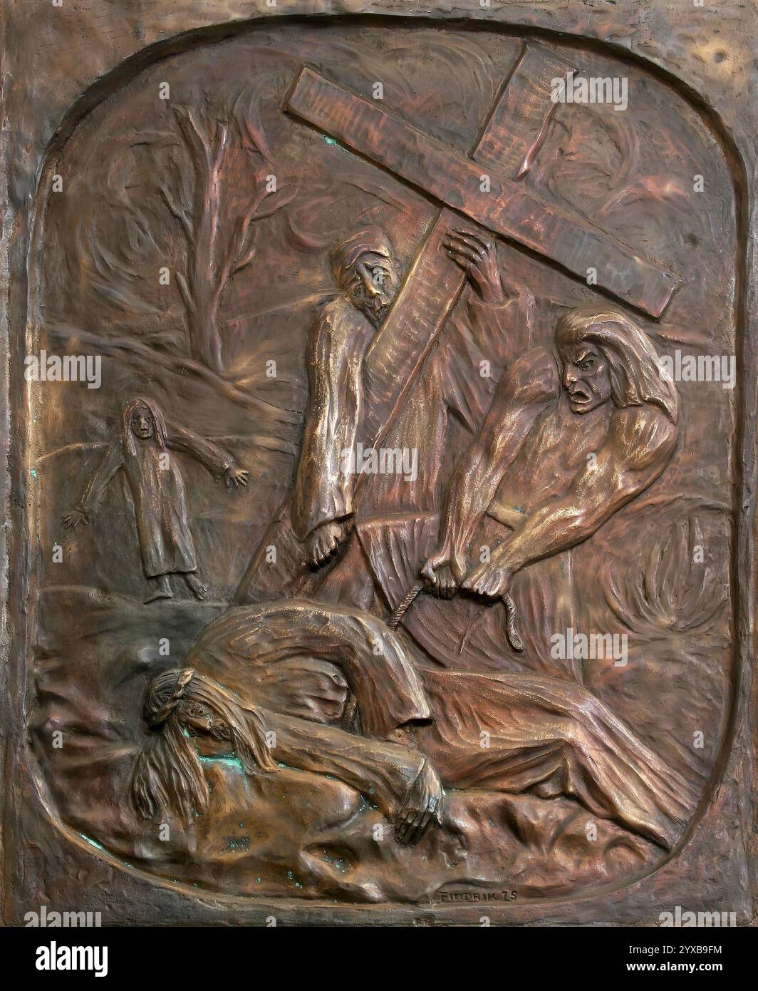 9th Stations of the Cross, Jesus falls the third time, Parish Church of ...