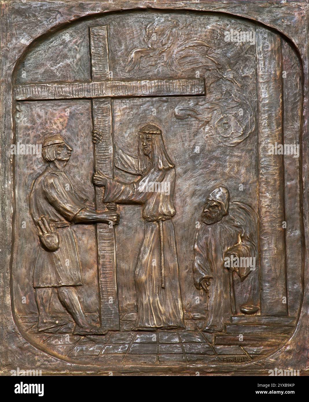 2nd Stations of the Cross, Jesus is given his cross, Parish Church of ...