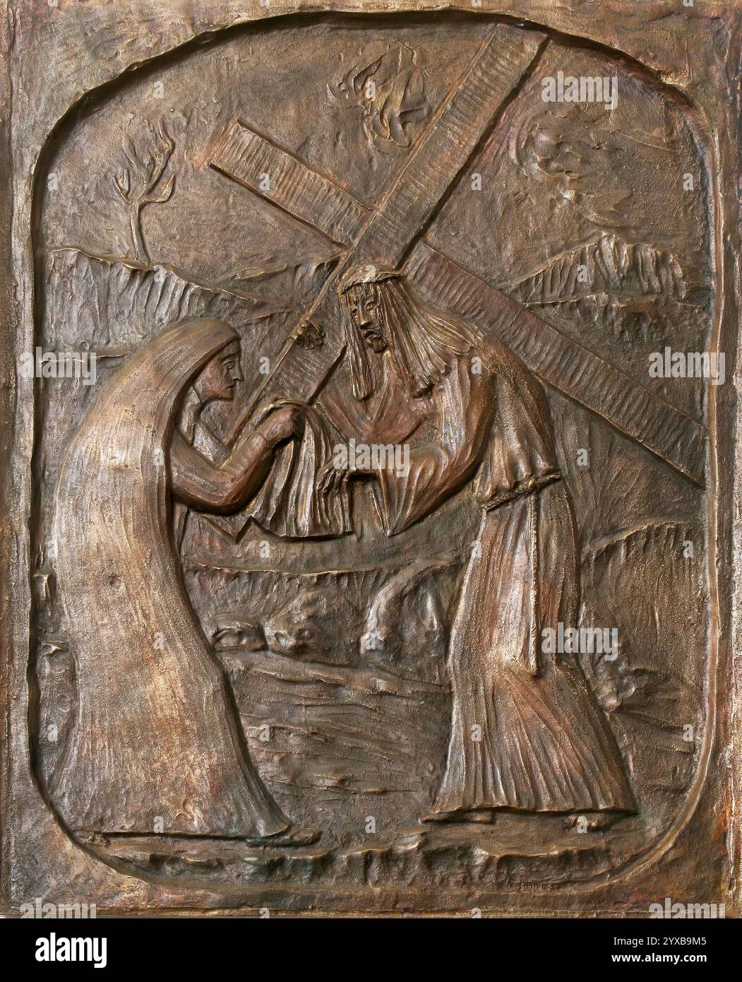 6th Stations of the Cross, Veronica wipes the face of Jesus, Parish ...