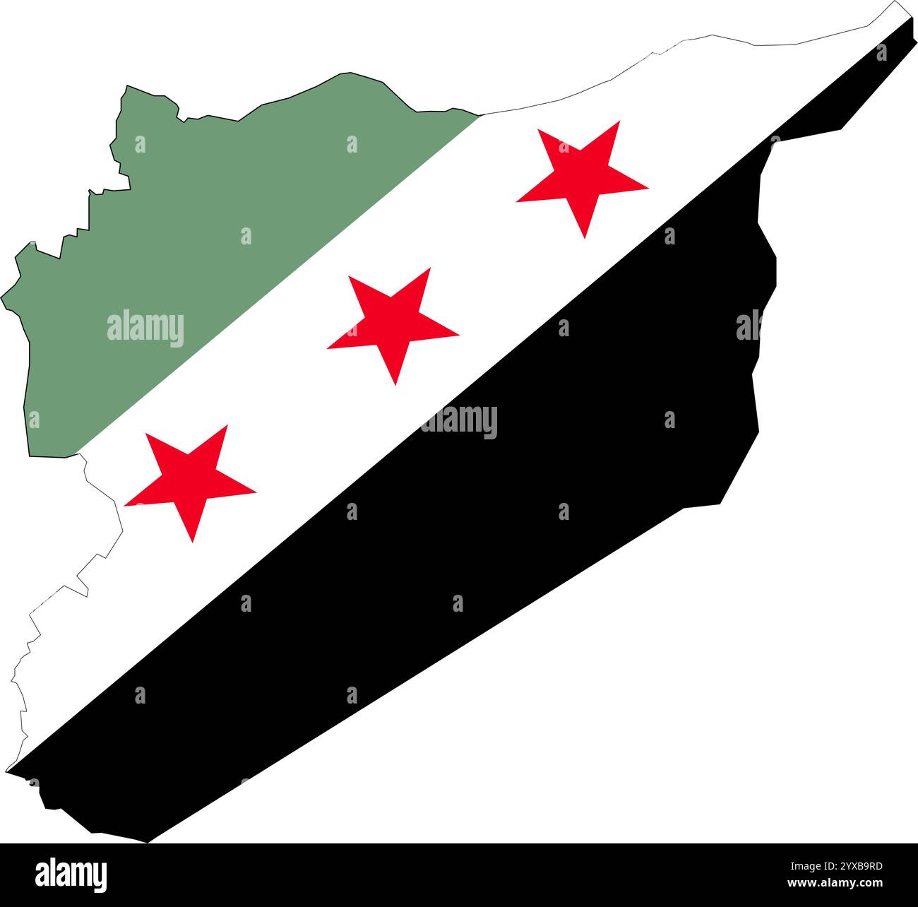 Syria map hi-res stock photography and images - Alamy