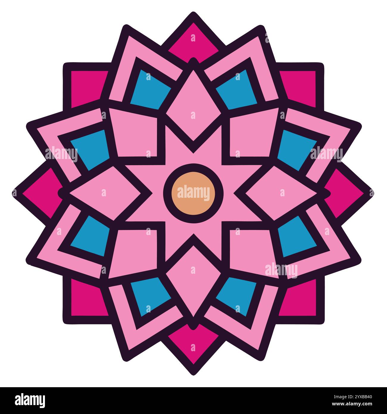 Islamic arabic geometric decor Stock Vector Images - Alamy
