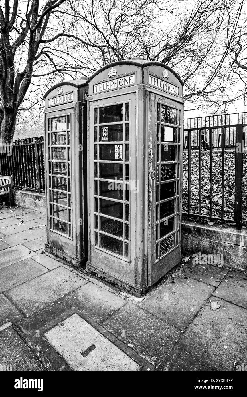 K6 telephone box Black and White Stock Photos & Images - Alamy