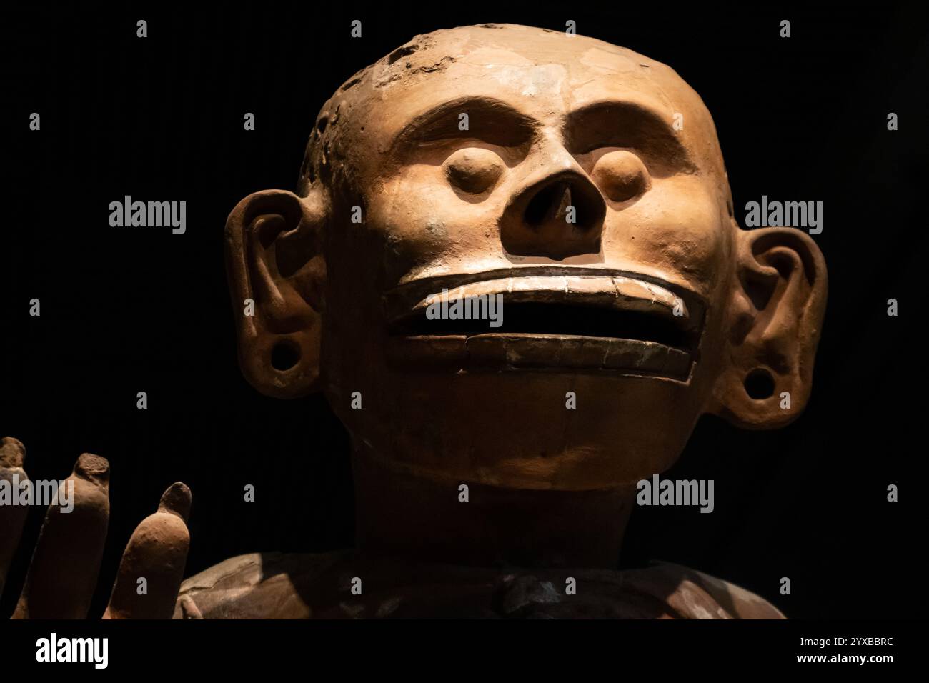 Mexico City, Mexico November 12, 2024: Ceramic sculpture representing ...