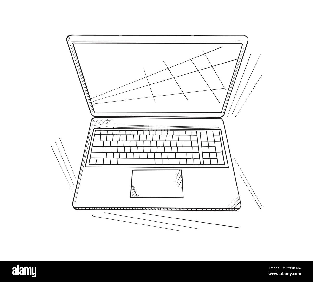 Computer trackpad Stock Vector Images - Alamy