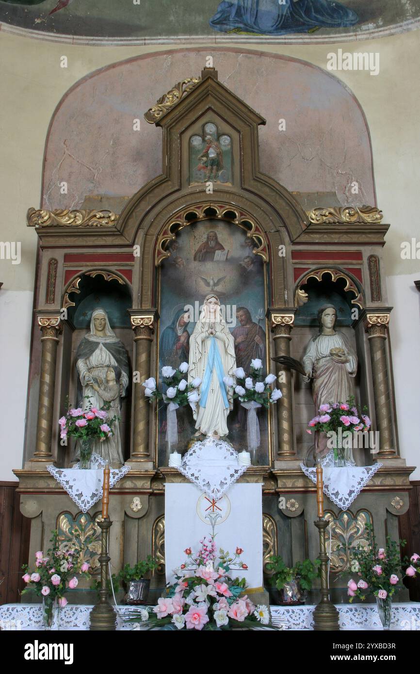 Altar of the Holy Family in the church of Saint Nicholas in Lijevi ...