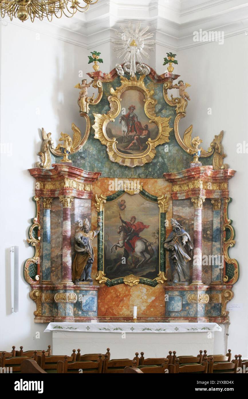 Altar of Saint George in the Church of the Assumption of the Virgin ...