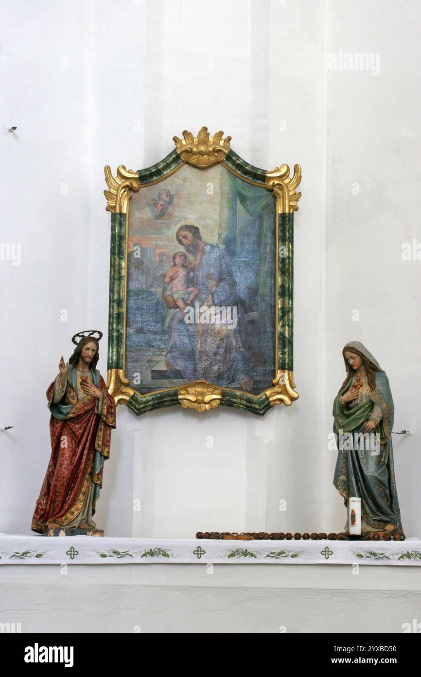Altar of Saint Joseph in the Church of the Assumption of the Virgin ...