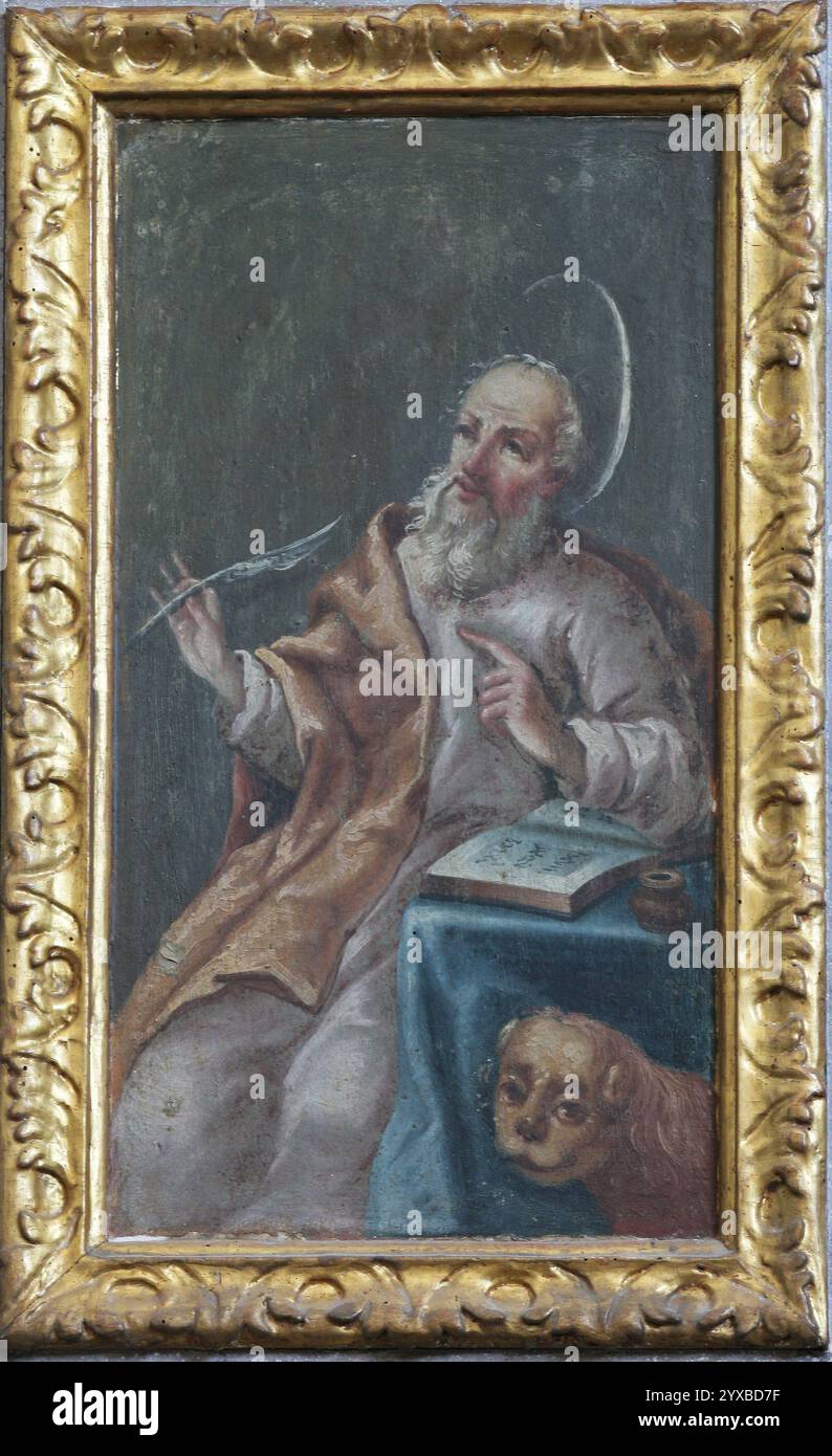 Saint Mark the Evangelist, pulpit in the Church of the Assumption of the Virgin Mary in Klostar ...