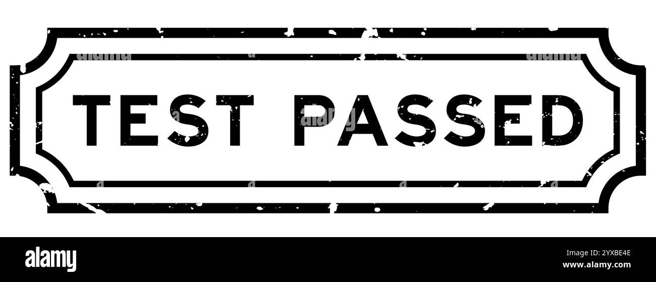 Qc passed rubber stamp Black and White Stock Photos & Images - Alamy