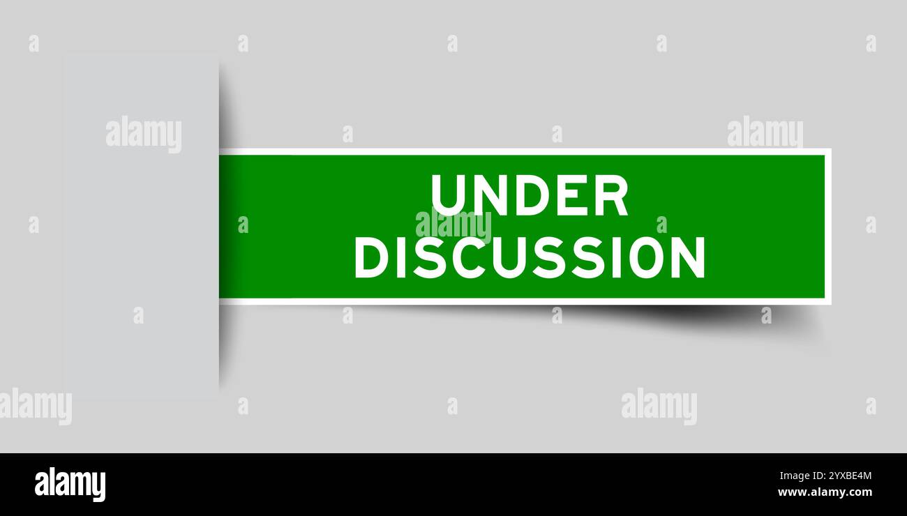 Issue under discussion Stock Vector Images - Alamy