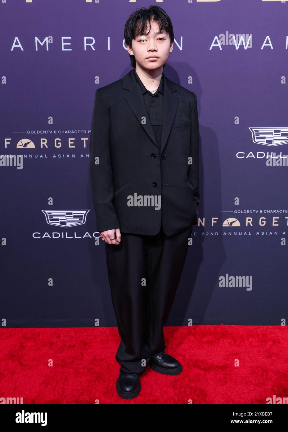 BEVERLY HILLS, LOS ANGELES, CALIFORNIA, USA - DECEMBER 14: Izaac Wang arrives at the 22nd Annual ...
