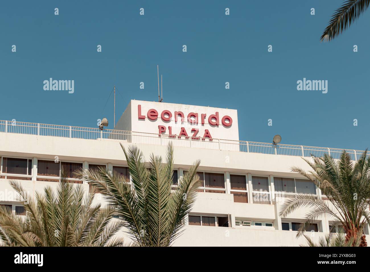 Eilat, Israel- November 1, 2024: Leonardo Plaza Eilat promenade and ...