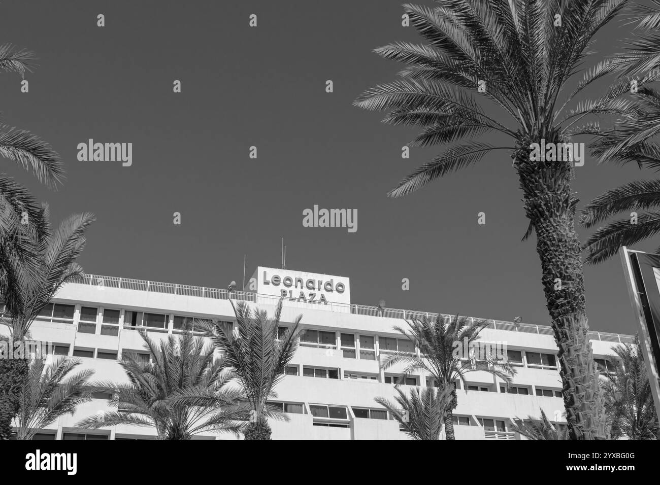 Eilat, Israel- November 1, 2024: Leonardo Plaza Eilat promenade and ...