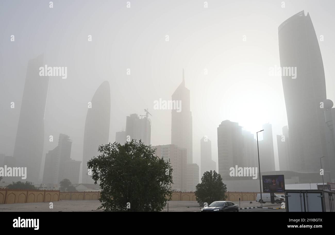 Kuwait City, Kuwait. 15th Dec, 2024. Buildings are pictured during a ...