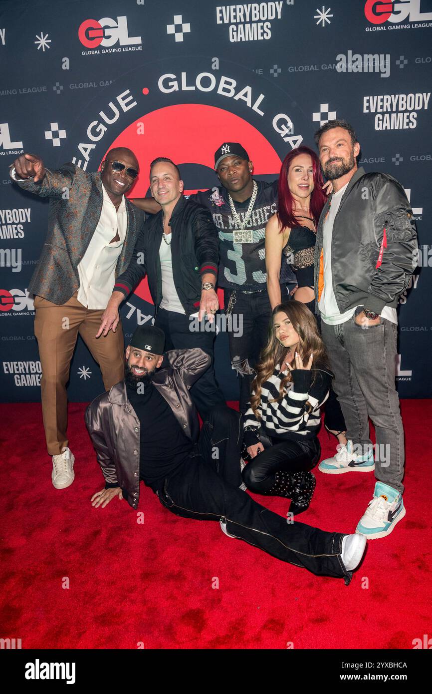 LAS VEGAS, NV - DECEMBER 14: Bobby Lashley, Clinton Sparks, OT Genasis, Sharna Burgess, Brian at ...