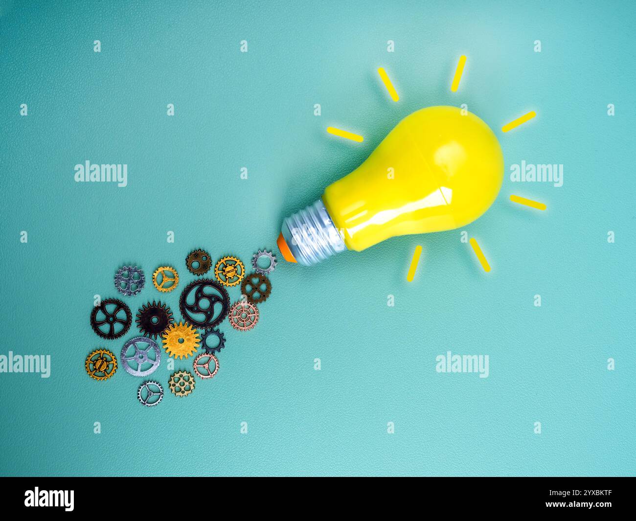 Business startup, creative idea, leadership, teamwork and innovation ...