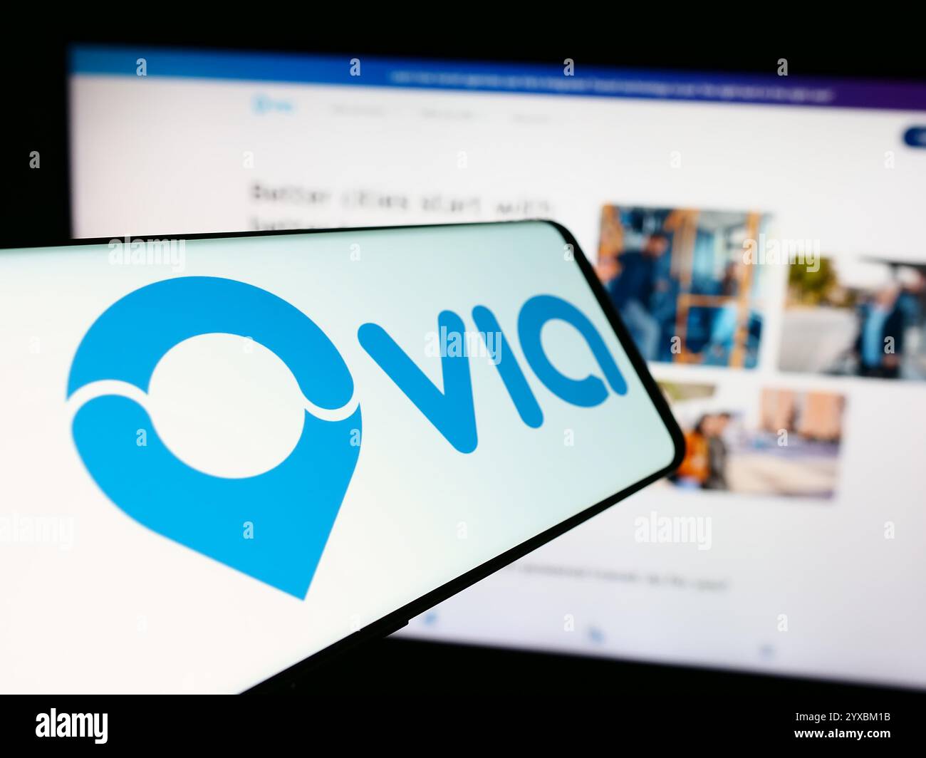 In this photo illustration, a mobile phone with the logo of US mobility ...