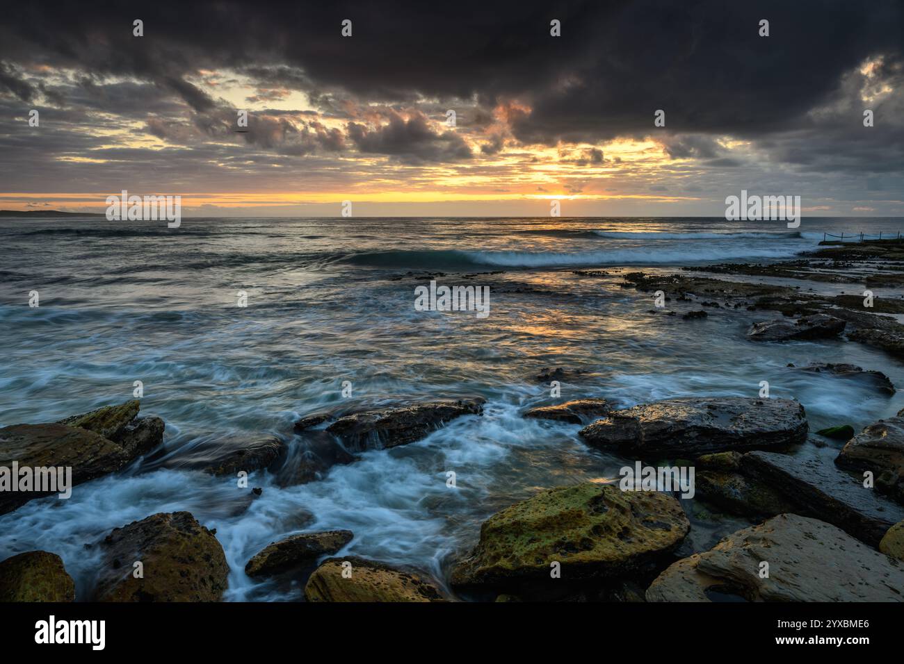Coastal sunrise at Cronulla, Australia Stock Photo - Alamy