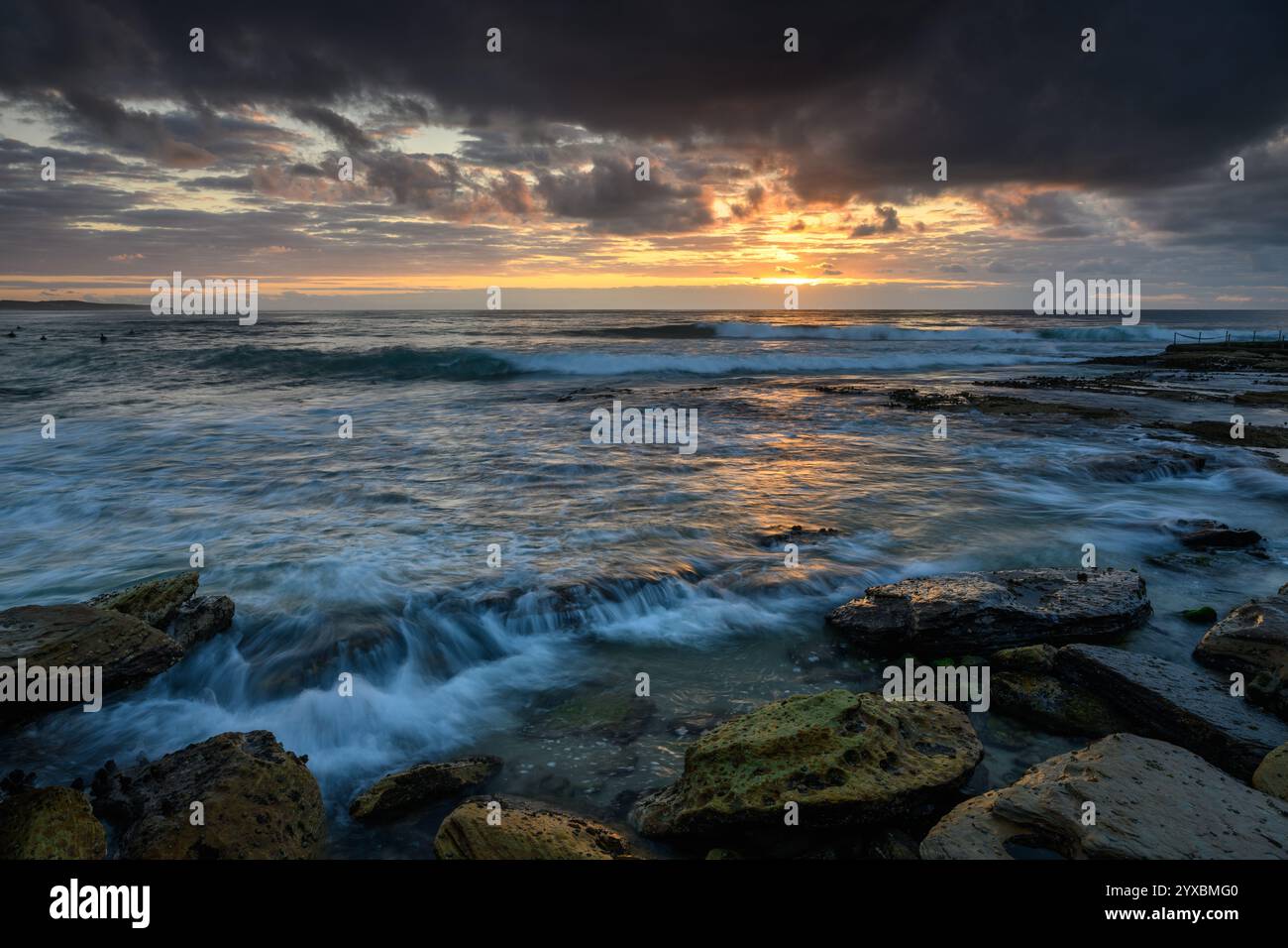 Coastal sunrise at Cronulla, Australia Stock Photo - Alamy